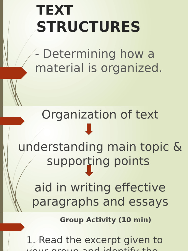 Text Structures | PDF