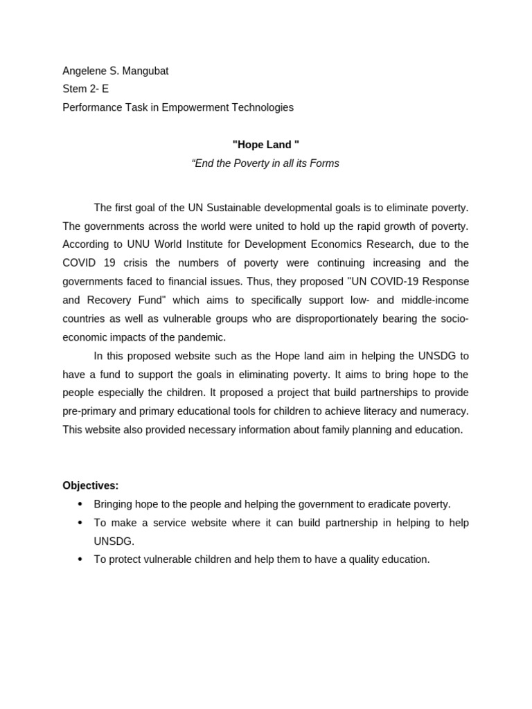 Proposal (E-Tech) | PDF