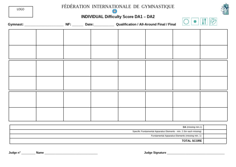 RGI_DA1-DA2_Judges_Form_2022 | PDF