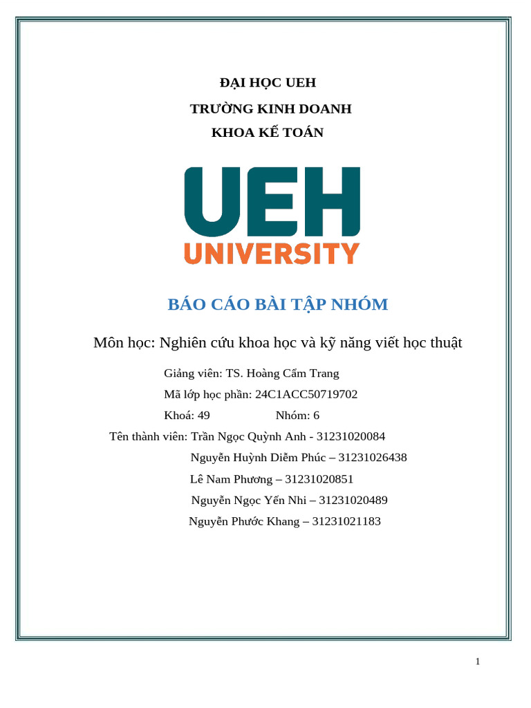 n6 - báo Cáo Bài Tập Nhóm Chương 2 | PDF