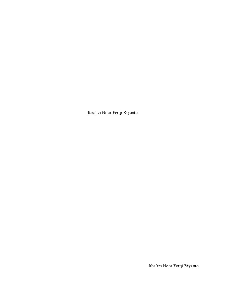 Bismillah Surat Lamaran PTC | PDF