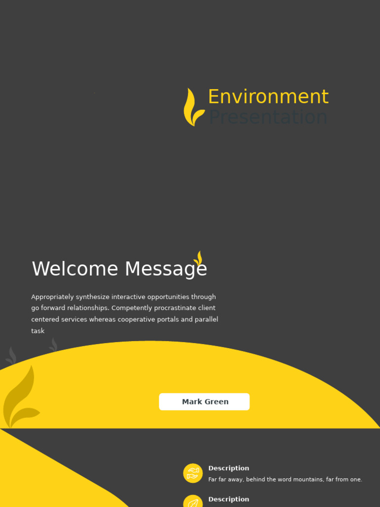 Environment Yellow Dark | PDF
