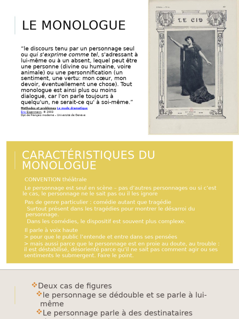 Le Monologue | PDF