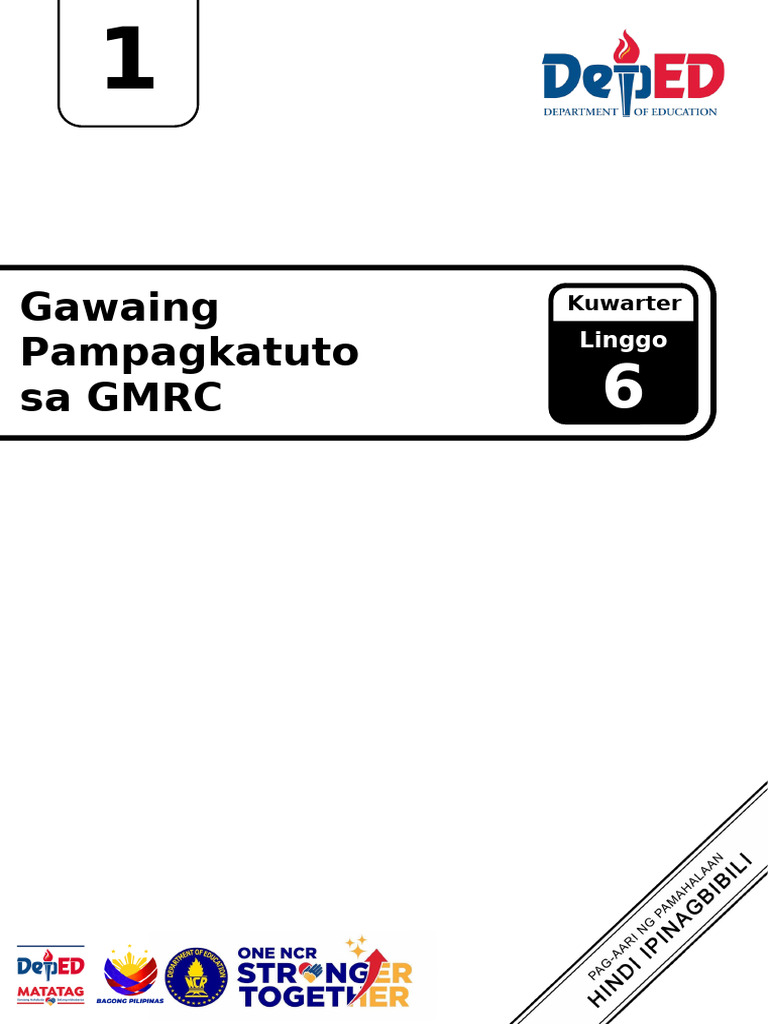 Las G1 GMRC Q1 Week6 | PDF