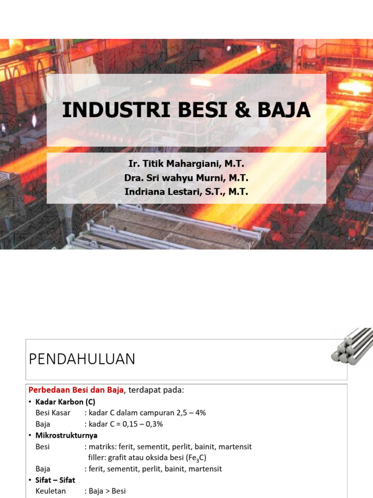 Industri Besi Dan Baja | PDF