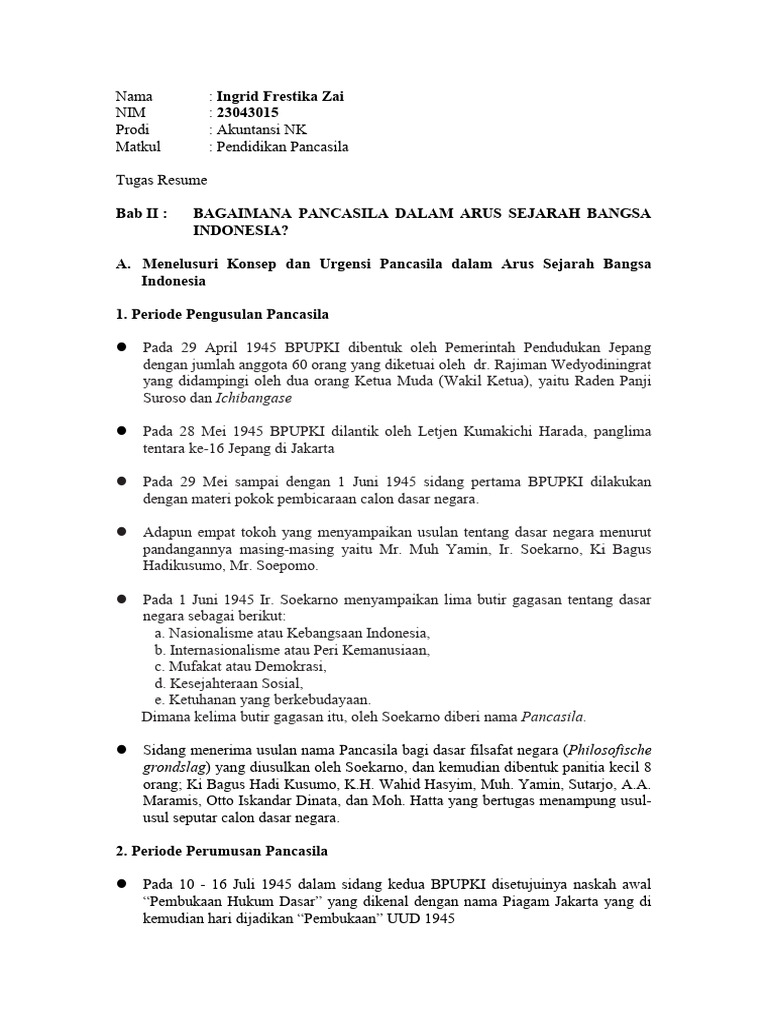 Resume Bab II | PDF