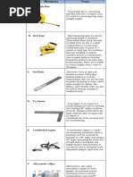 The Bench Work Tools, Uses and Processes | PDF | Drill | Screw