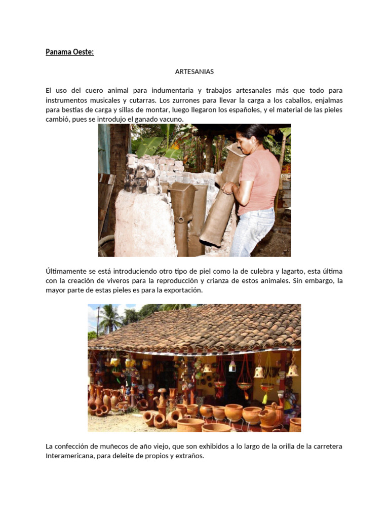 Panama Oeste COSTUMBRES | PDF