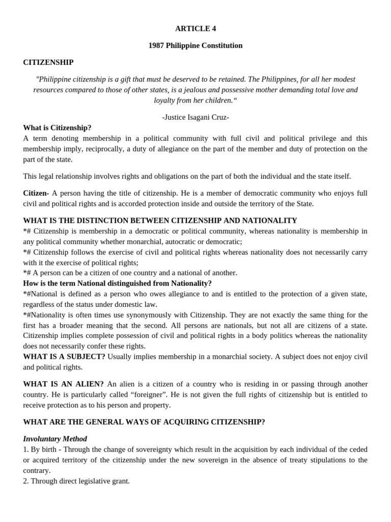 ARTICLE 4 and 5 Module | PDF