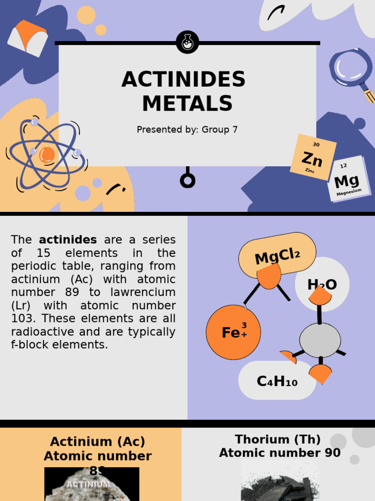 Chem PPT Actinides | PDF