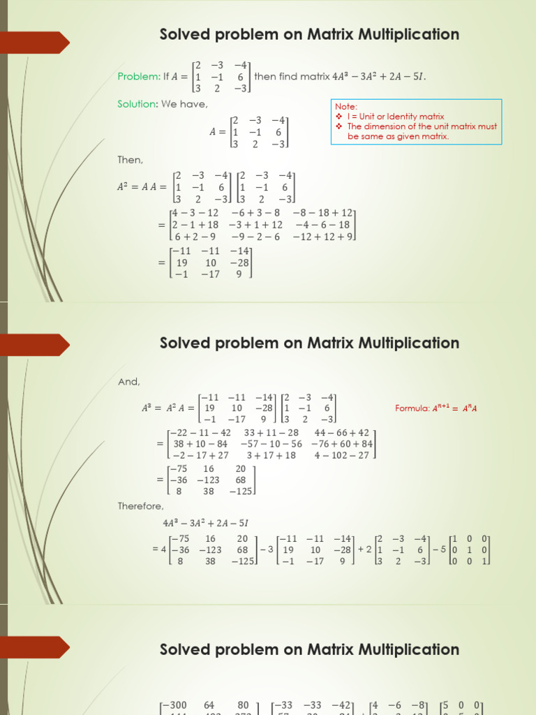 Matrices 02 | PDF