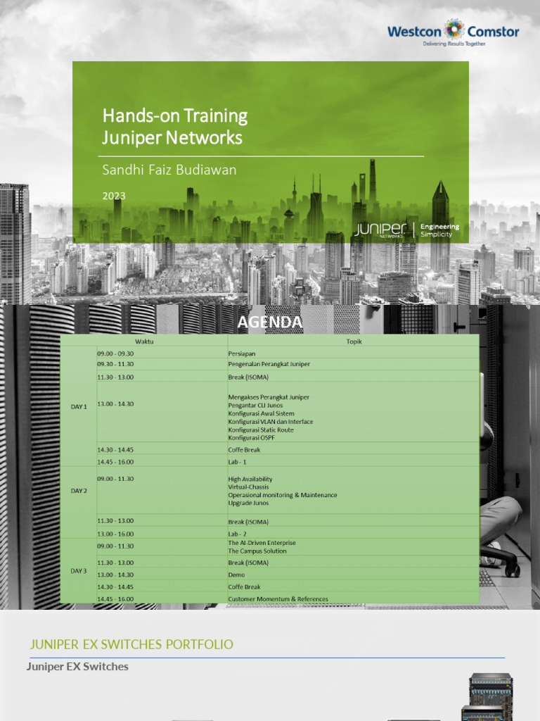 Hands-On Training Juniper | PDF