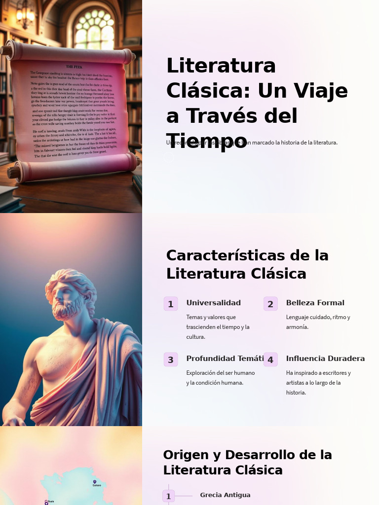 Literatura Clasica Un Viaje a Traves Del Tiempo | PDF