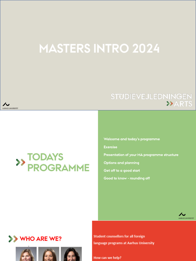 Masters Intro ICS | PDF