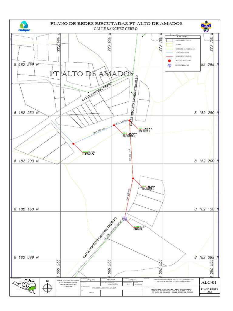 Plano Redes Alc Alto de Amados-Plano Redes Alc | PDF