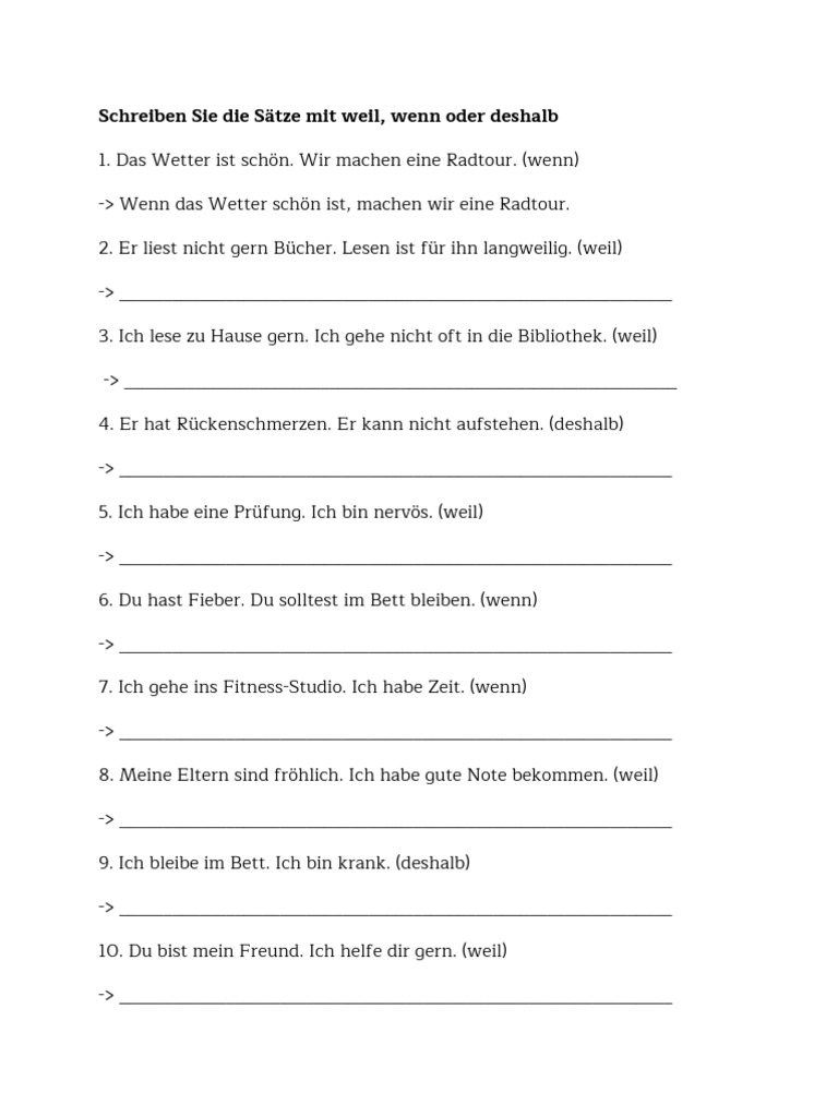Deshalb 5 Buchstabennull