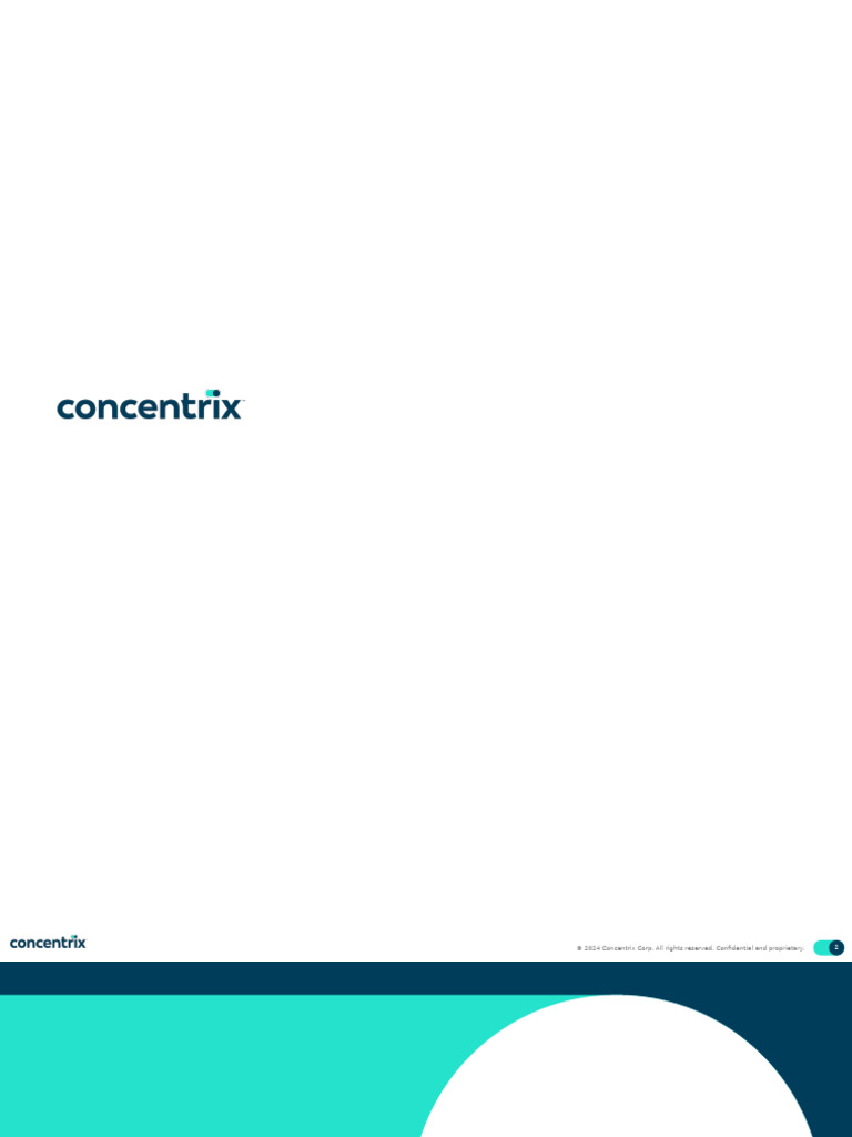 Concentrix Brand Blank PPT Template | PDF