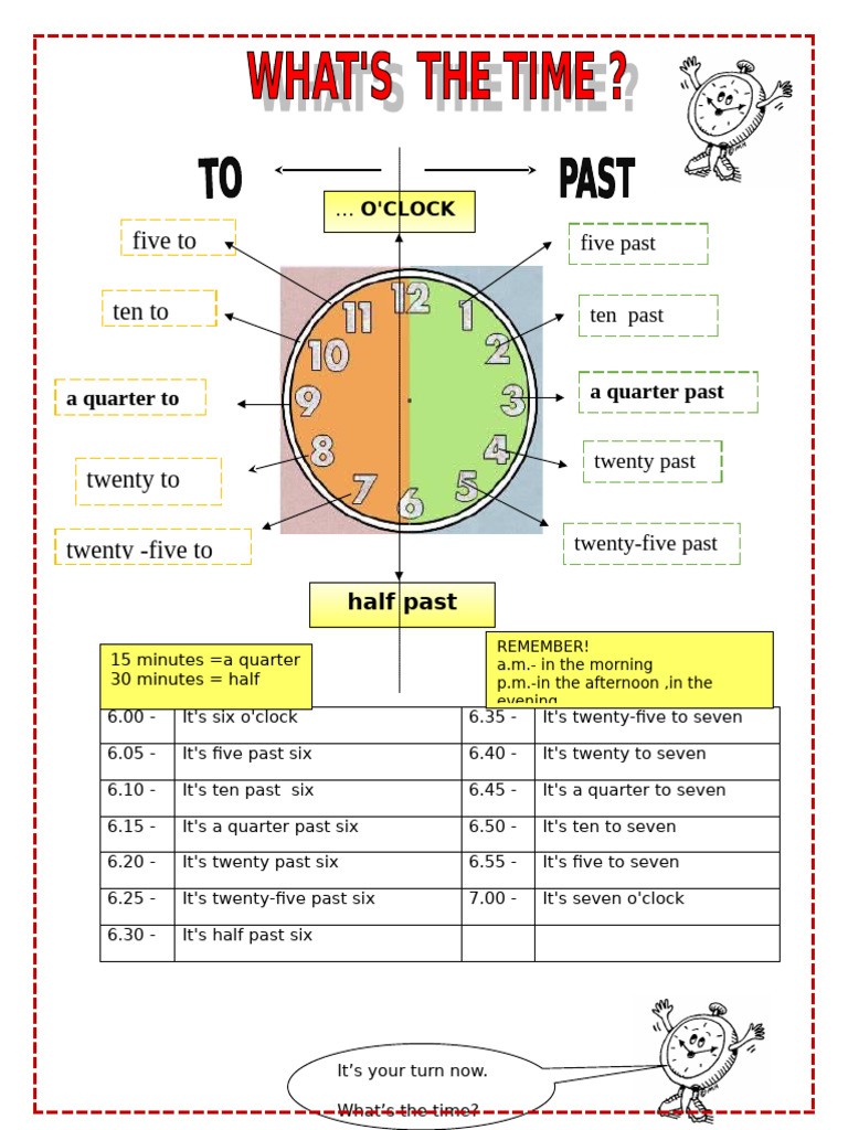 Learning Time Expressions in English | PDF