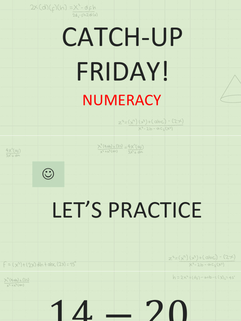 NUMERACY-CUF - Basic Math | PDF | Melting Point | Teaching Methods & Materials