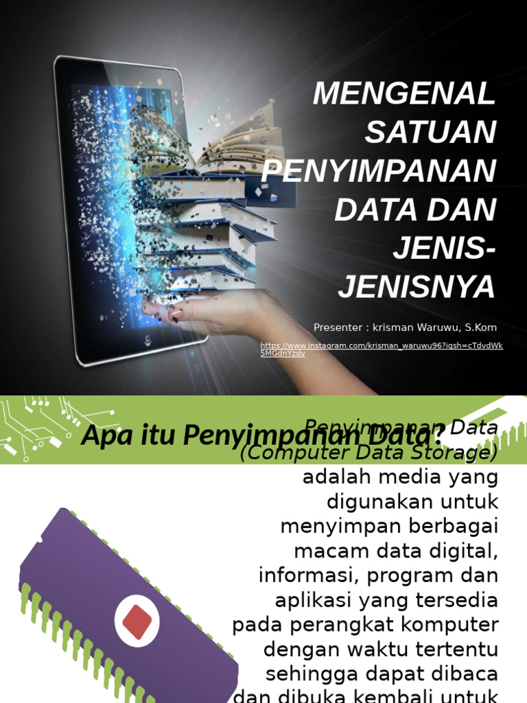 MENGENAL SATUAN PENYIMPANAN DATA DAN JENIS-JENISNYA | PDF