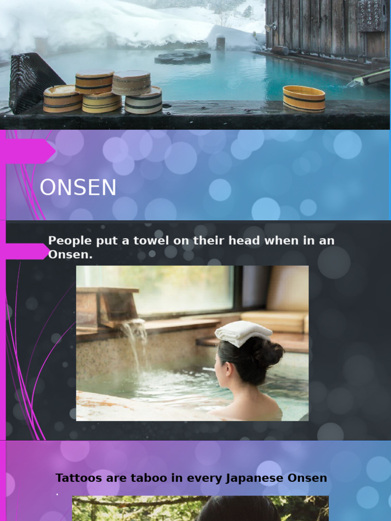 Japanese Onsen: Culture and Benefits | PDF | Religion & Spirituality