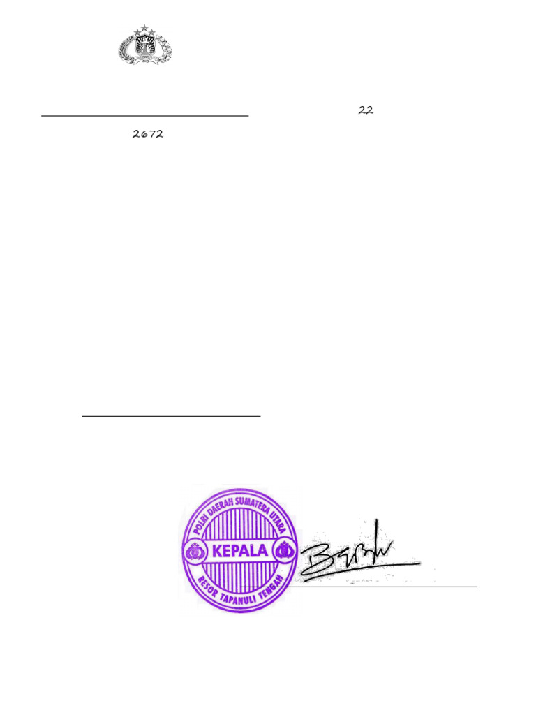 Surat Pengisian E-Rohani Semester II Tahun 2024 | PDF