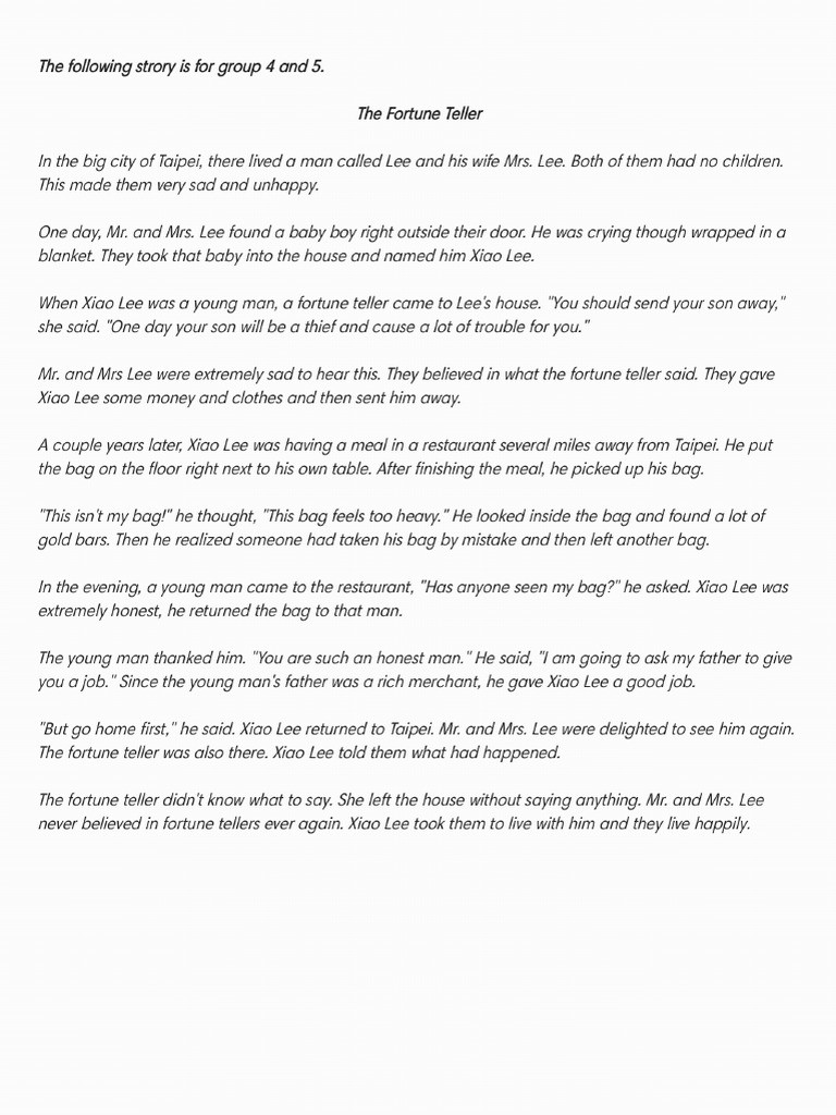 Short Story 2 | PDF