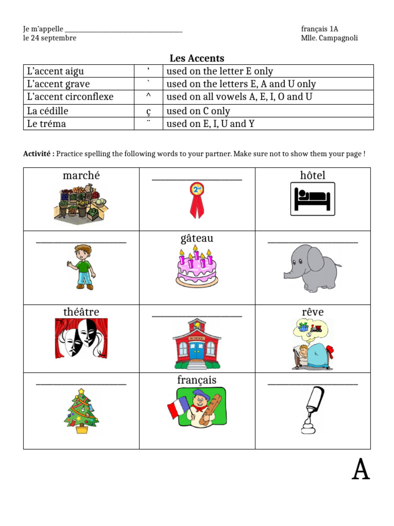 10 Spelling Accents | PDF