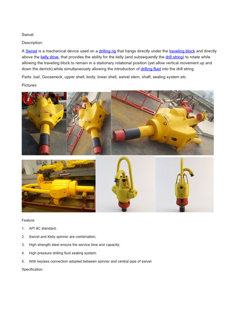 Swivel | PDF