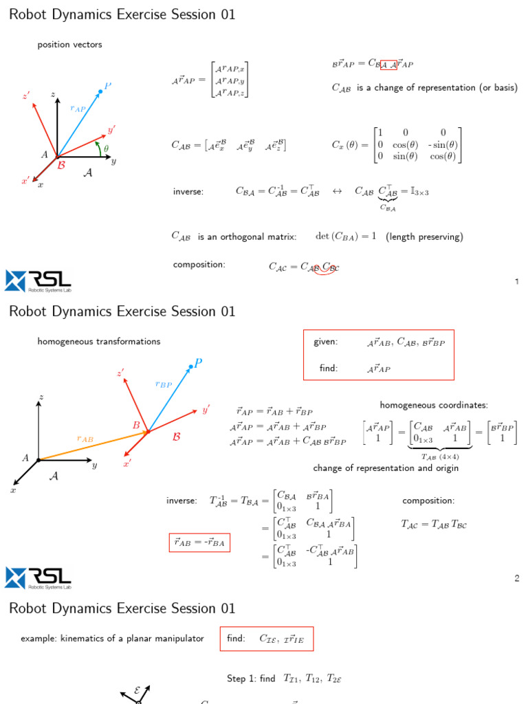 Robot Dynamics | PDF