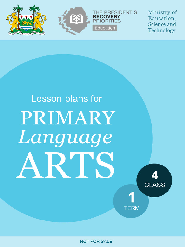 Lesson Plans For Primary 4 Language Arts Term 1 | PDF