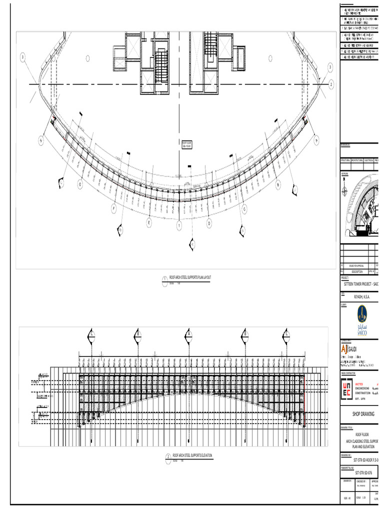 Arch Cladding Steel Supports SD-STR-076 1 | PDF