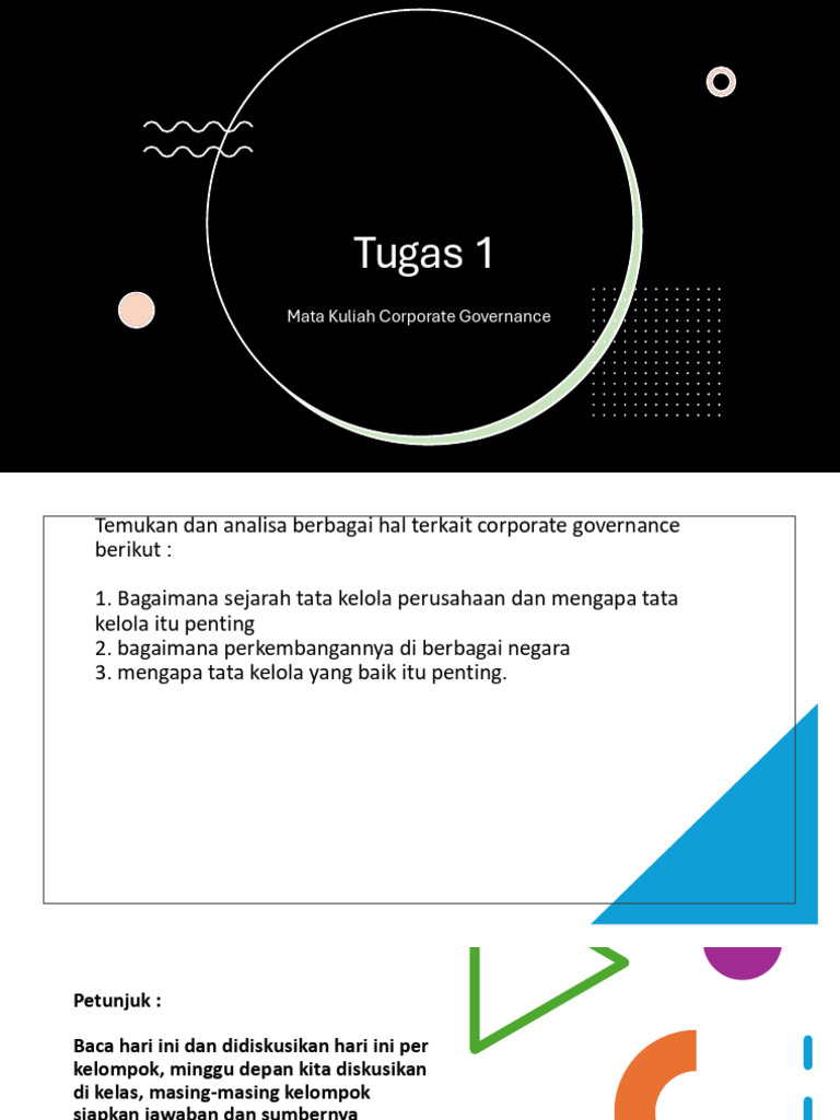 Tugas 1 Corporate Governance | PDF
