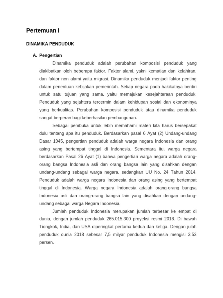 Kependudukan | PDF
