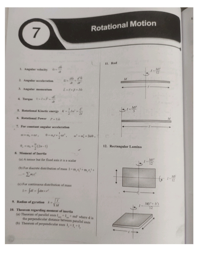 Rotational Motion | PDF