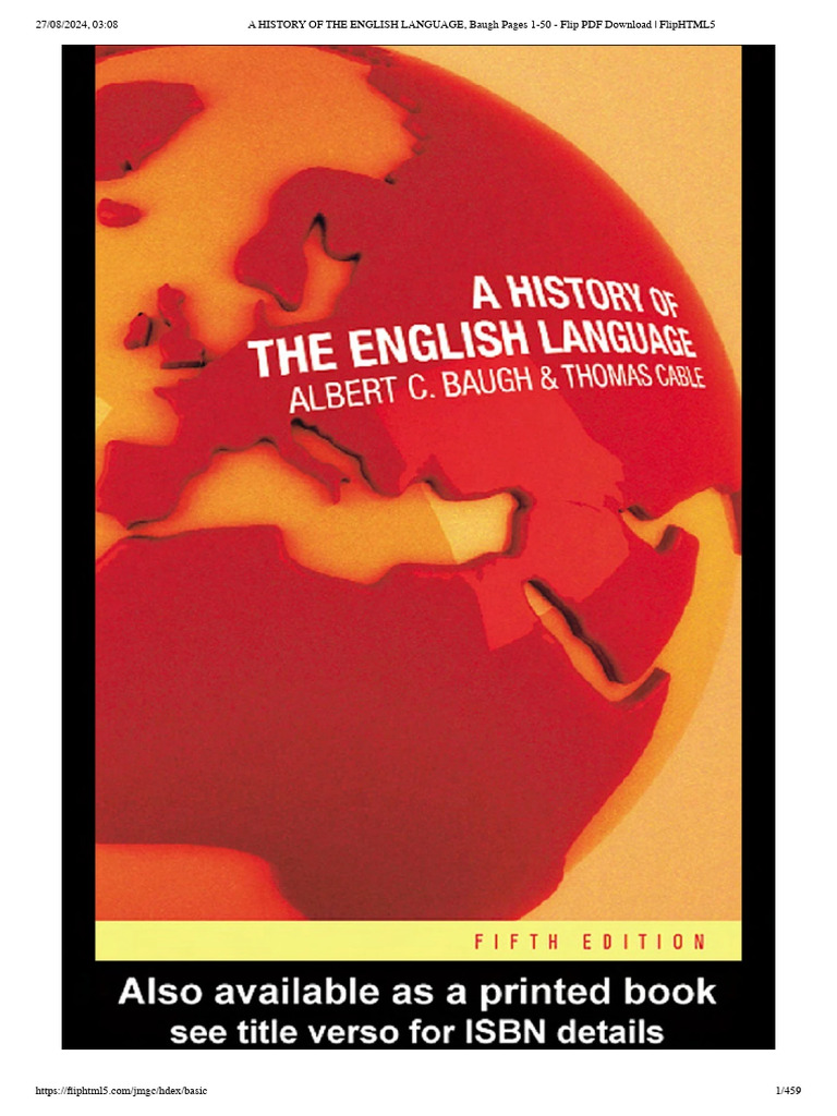 A History of The English Language, Baugh Pages 1-50 - Flip PDF Download - Fliphtml5 | PDF