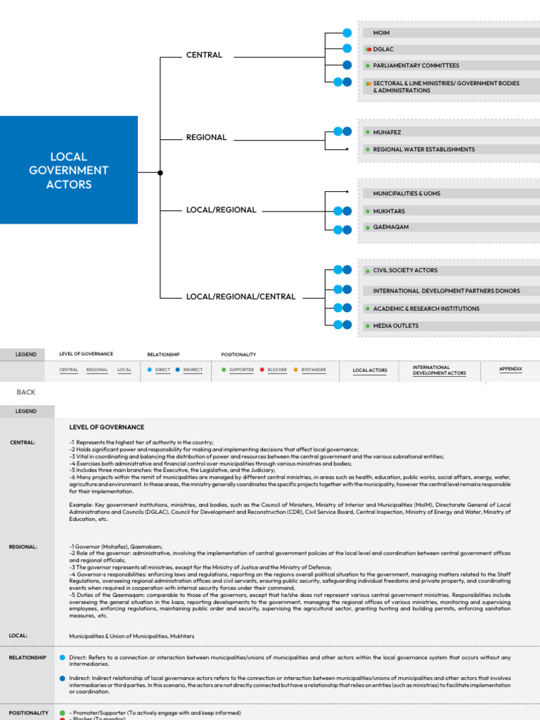 Local Government Actors: Central | PDF