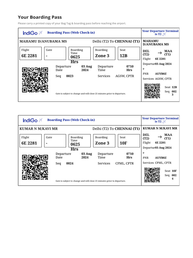 Boarding Pass | PDF | Aviation