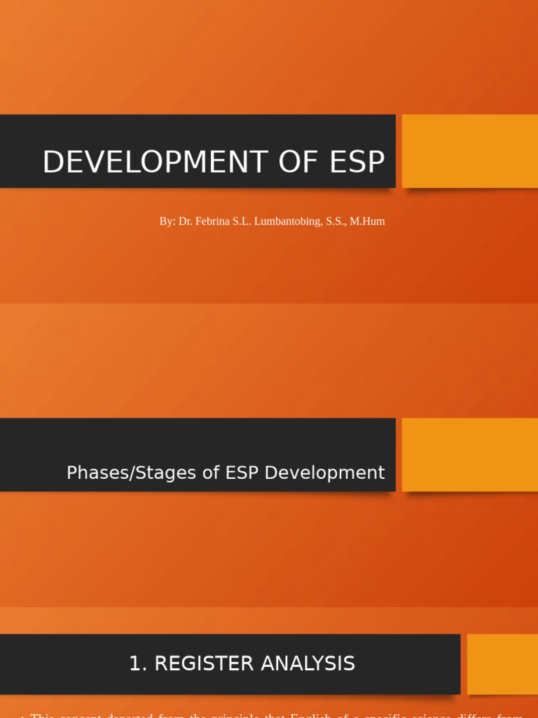 Development of Esp | PDF