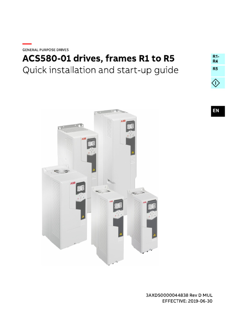 ABB ACS580v Quick Installation Manual | PDF