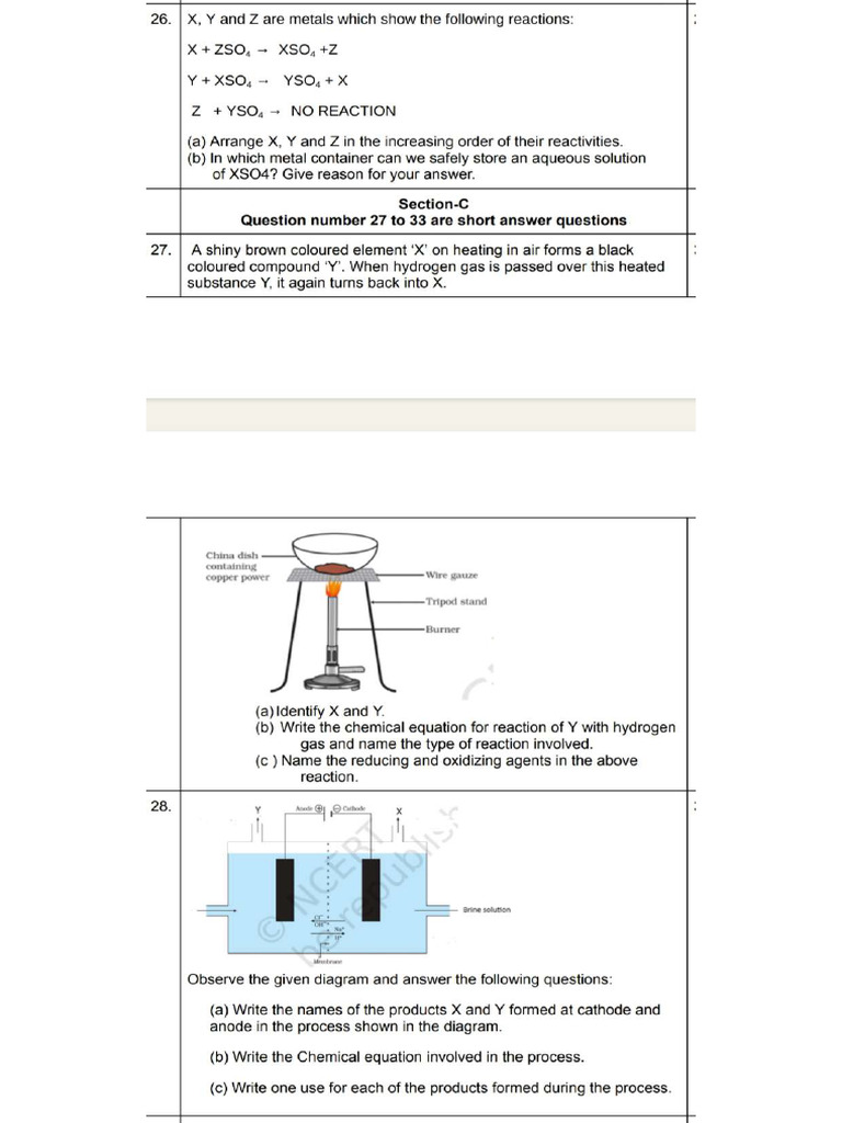 Chem 10th Practice Ques | PDF
