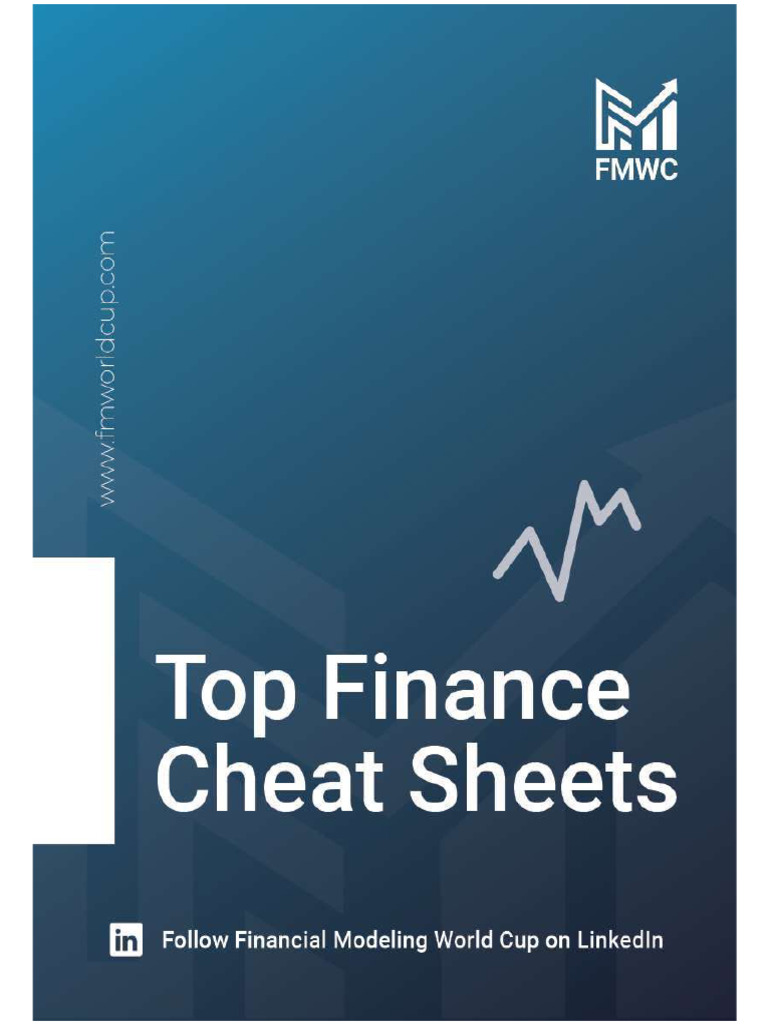 Top Finance Sheet Cheat | PDF