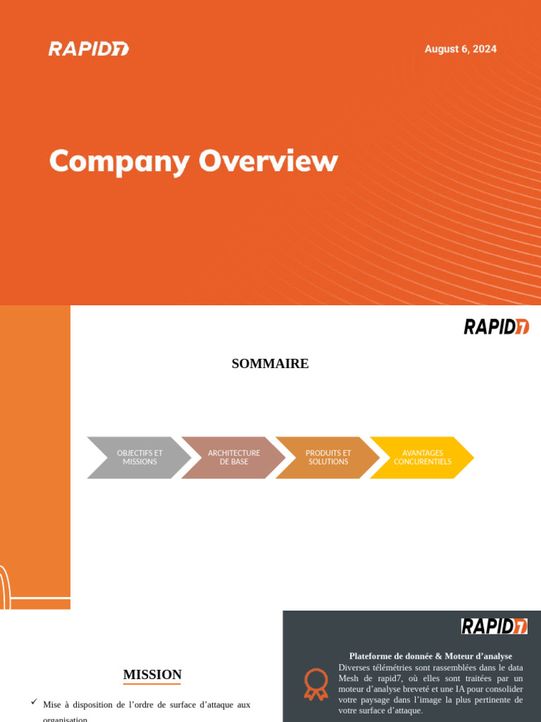 Présentation Rapid7 | PDF