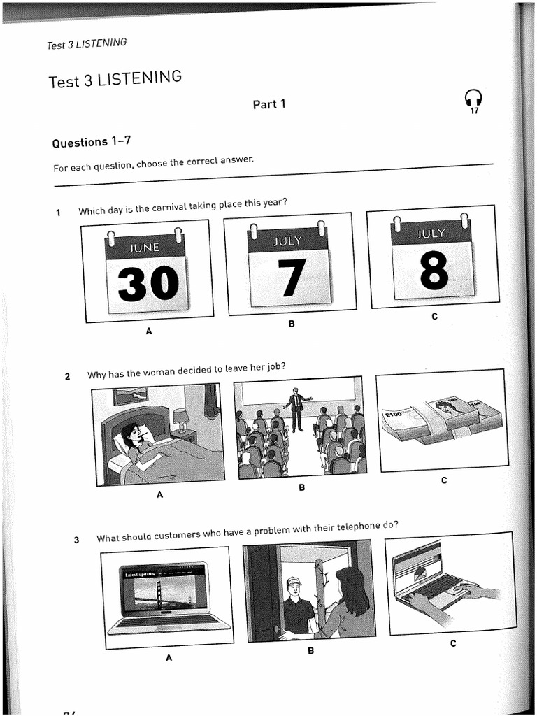 Collins B1 2020 Listening Test 3 | PDF