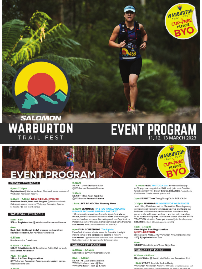 WTF Event Program 2023 | PDF