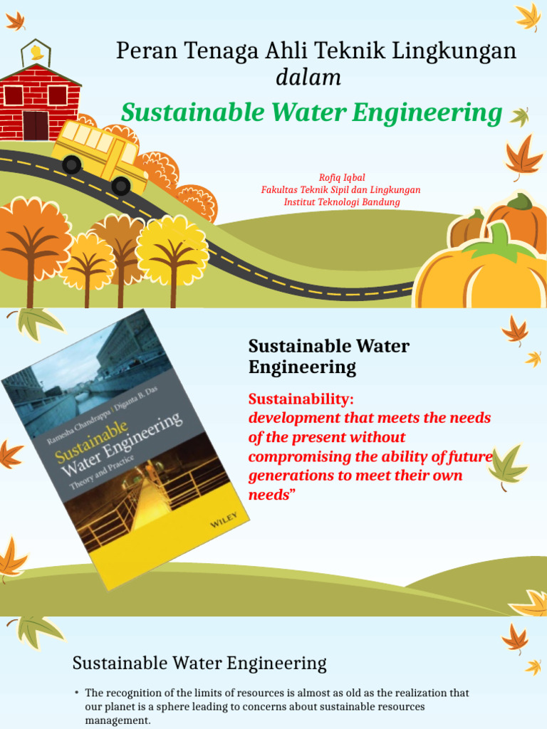 Sustainable Water Engineering | PDF