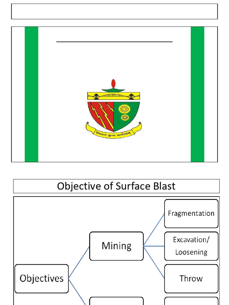 Blasting in Surface Mine | PDF