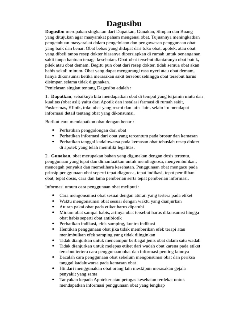 Dagusibu Proker 1 KKN | PDF