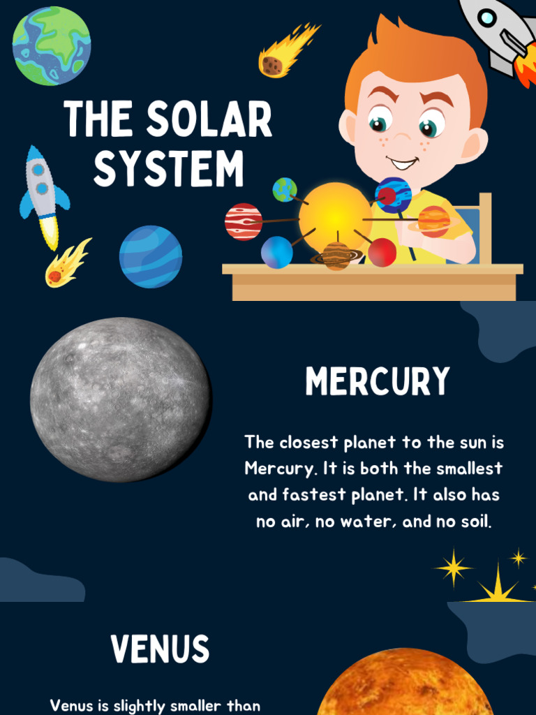 Fun and Colorful Science Presentation The Solar System | PDF