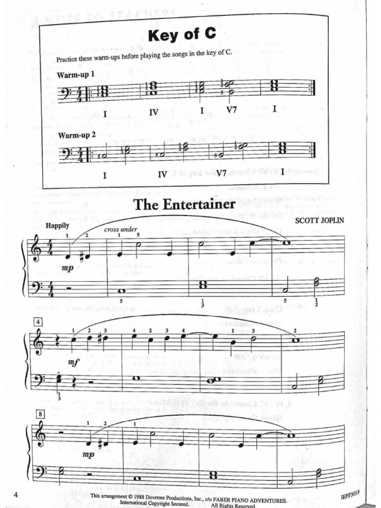 The Entertainer - Easy | PDF